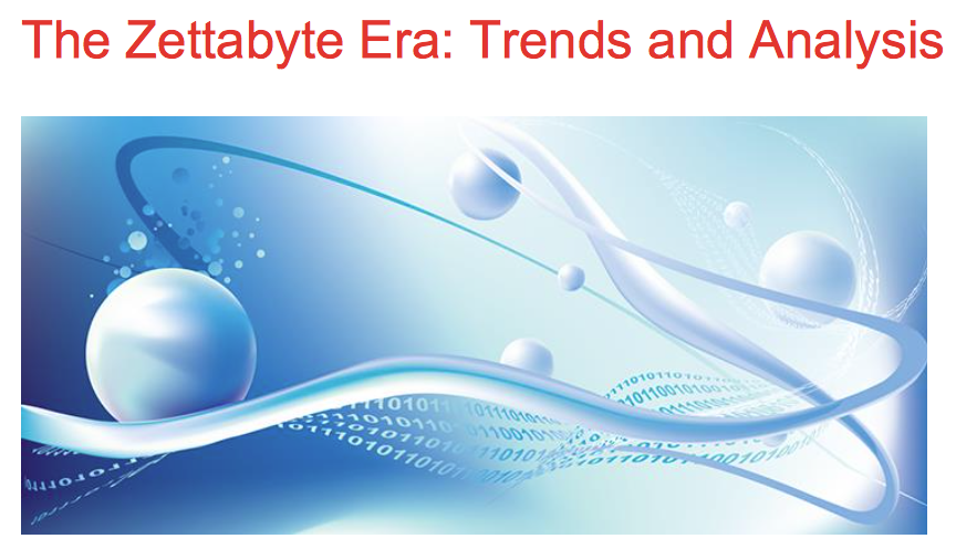 Welcome to the era zettabyte thanks to the internet of things ...