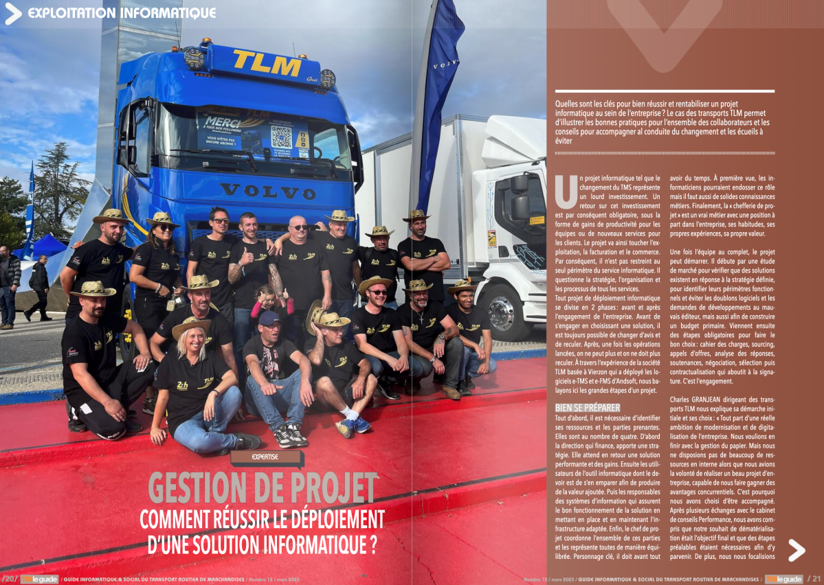 Report: AndSoft implements eTMS and eFMS in the transport company TLM ...